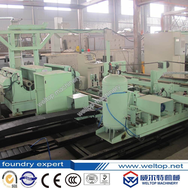 Centrifugal casting machine, Low pressure casting machine